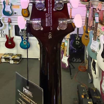 PRS SE Flat Back Hollowbody I Piezo, Orange Tiger Smokeburst | Reverb