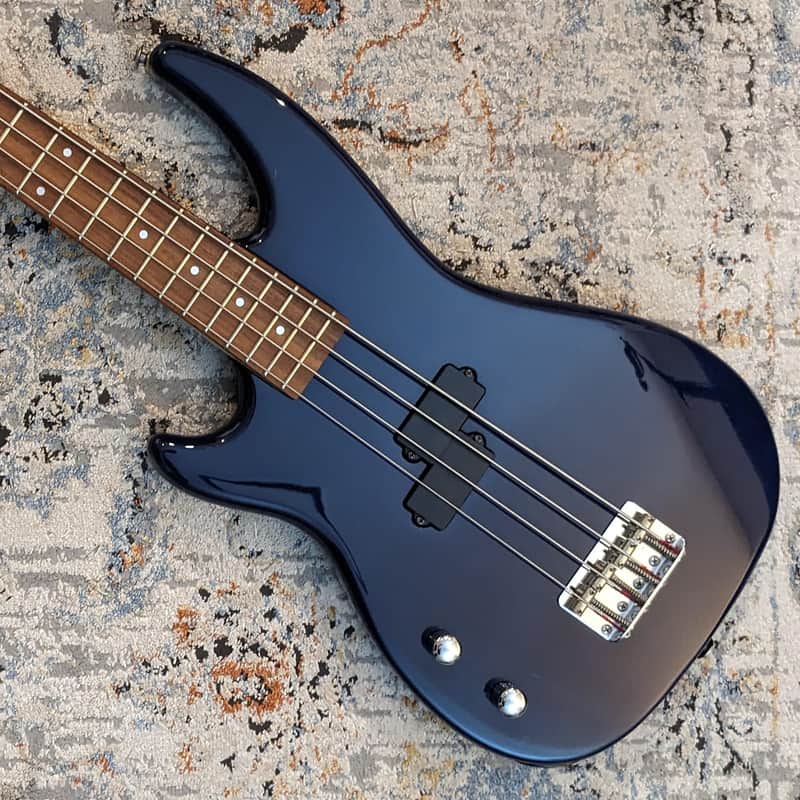 Left-Handed 2001 Greco Precision 32" scale dark blue - Made | Reverb