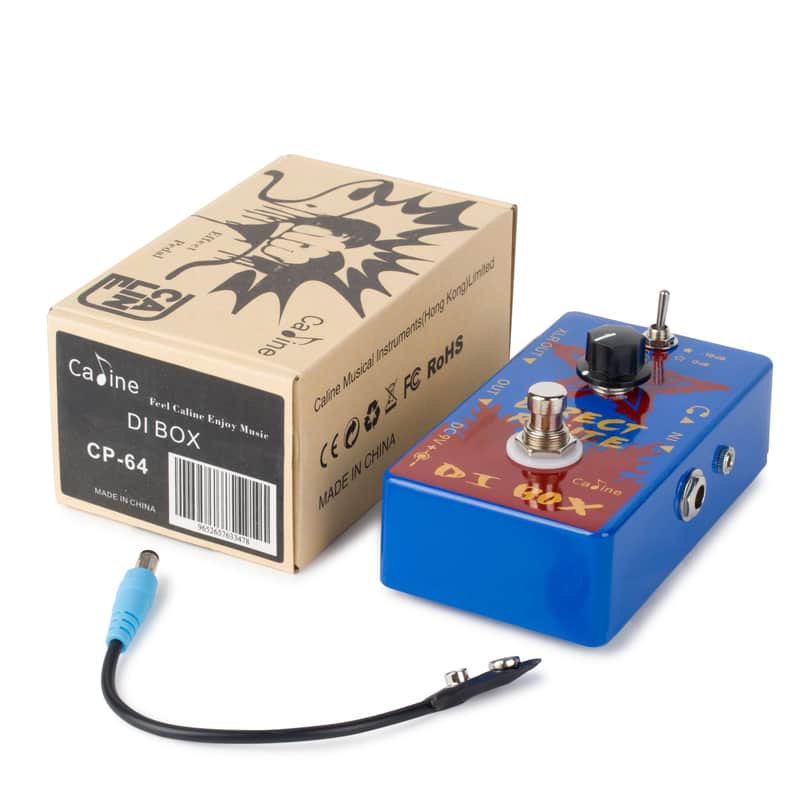 Caline CP-64 Direct Route Blue Headphone Amp & DI Box, | Reverb UK