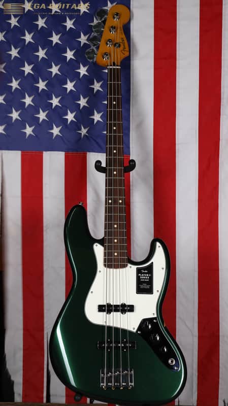 Fender LE Player II Jazz Bass - British Racing Green | Reverb