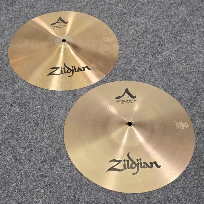 Used Zildjian New Beat Hi Hat Cymbals 14" - Good | Reverb