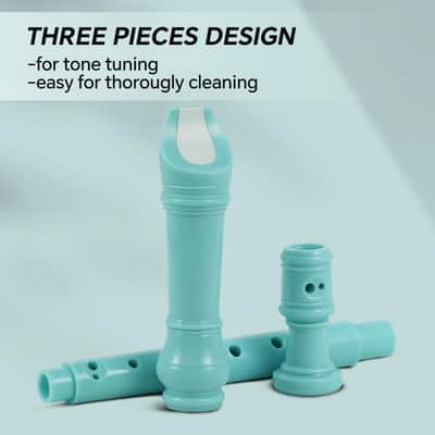ABS Recorder Instrument, 8 Hole Flute Plastic Fingering, | Reverb
