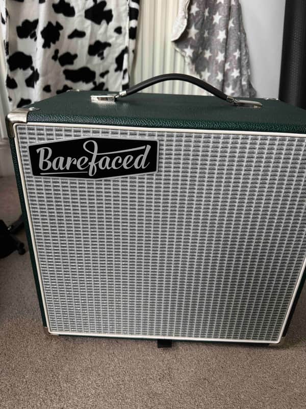 Barefaced Reality 112FR - Green Tolex w Silver Cloth | Reverb