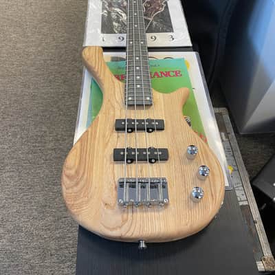 Glarry 36 inch Electric Bass - Natural / BassWood | Reverb