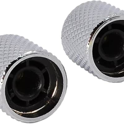 Metric 6mm Steel Flat Top Tele Dome Knobs Guitar Volume Tone | Reverb