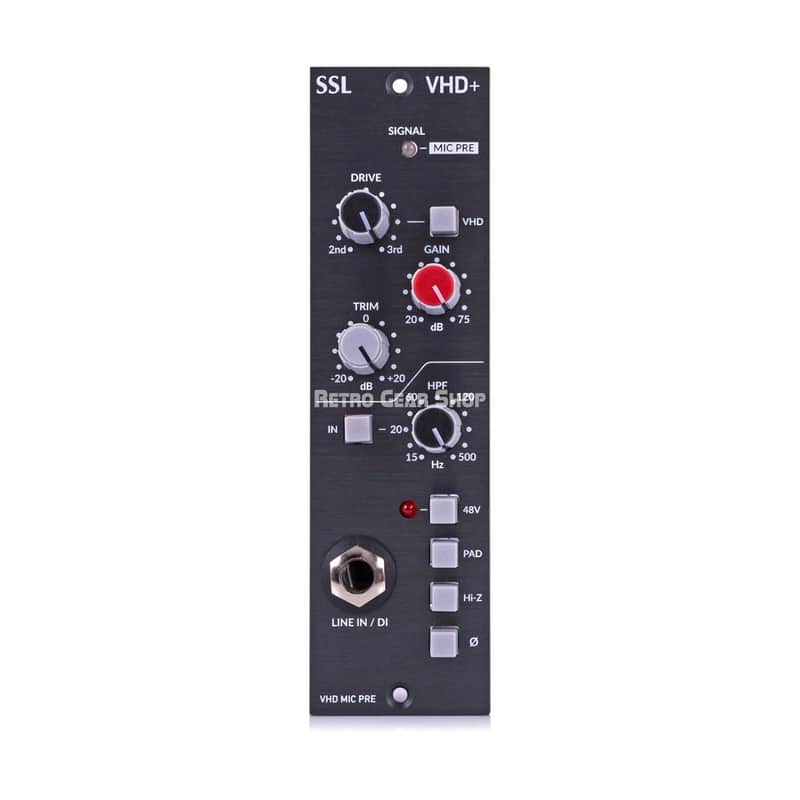 Solid State Logic SSL VHD+ 500 Series Microphone Mic Preamp | Reverb