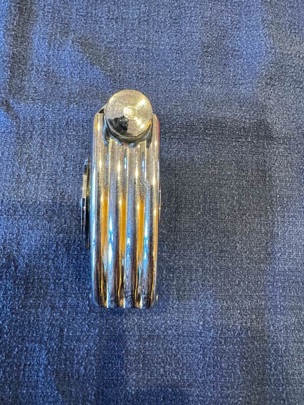 Slingerland Radio King Clam Shell Strainer Butt End - Chrome | Reverb