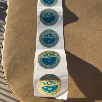 Vox VOX BLUE/GREY SPEAKER LABELS | Reverb