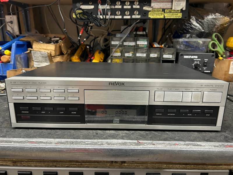 Revox B126 high end audiophile CD player. Tested! | Reverb