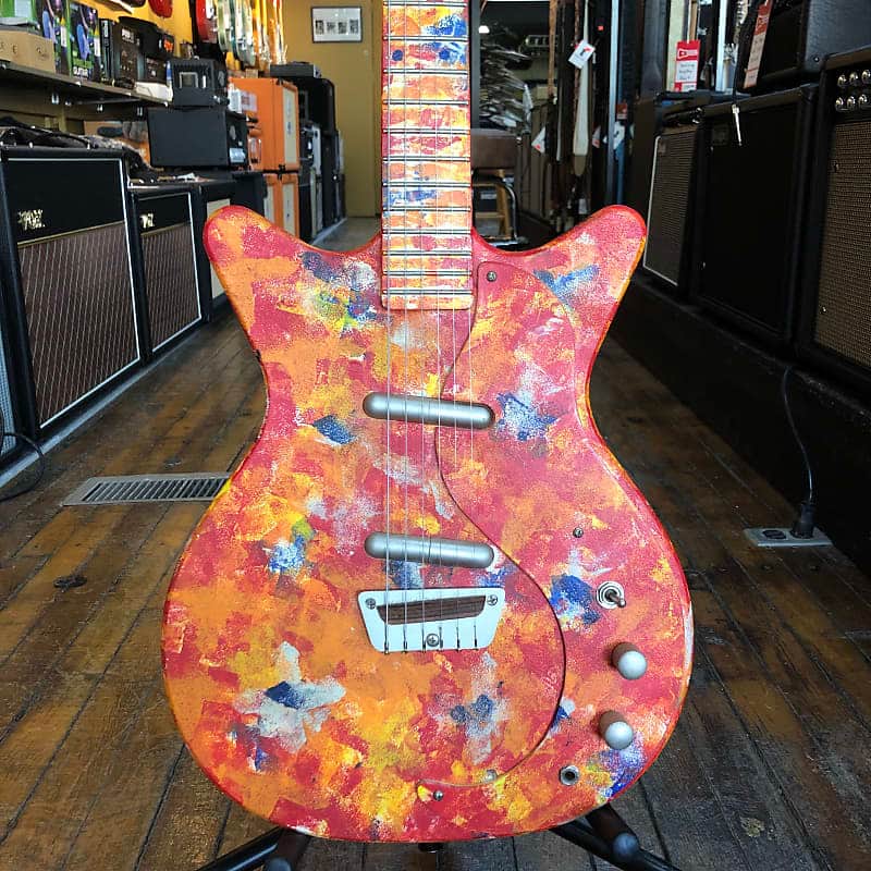 Danelectro 50th Anniversary Eric Clapton Hand-painted | Reverb