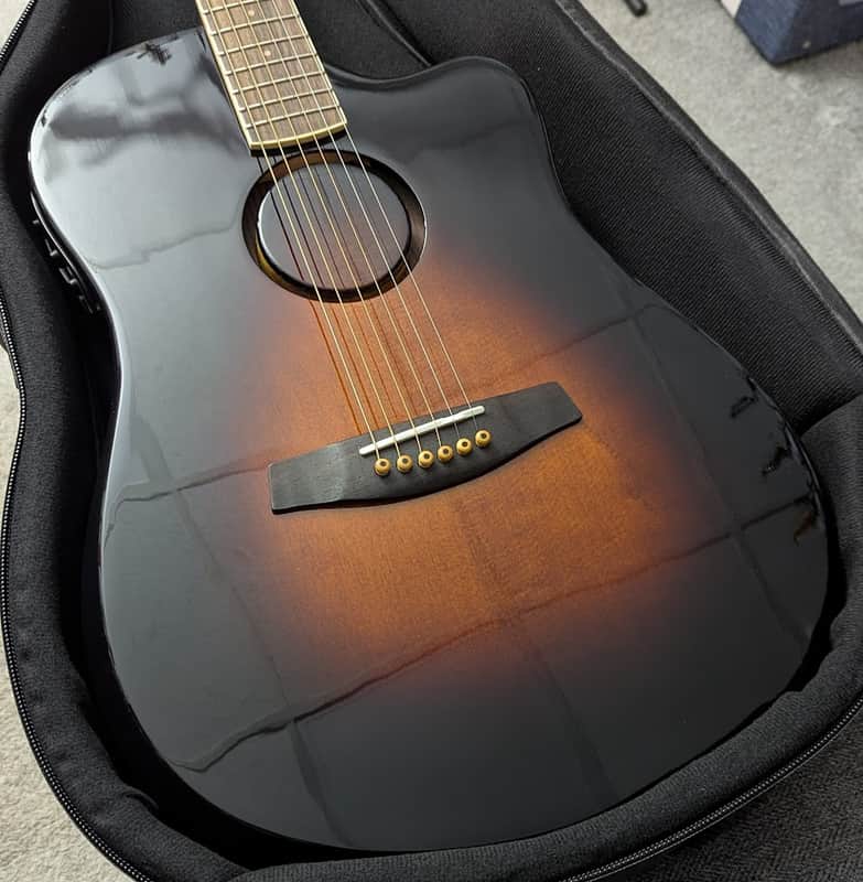 LR Baggs AEG-1 SB Sunburst Acoustic/Elec. w/bag, shirt, | Reverb