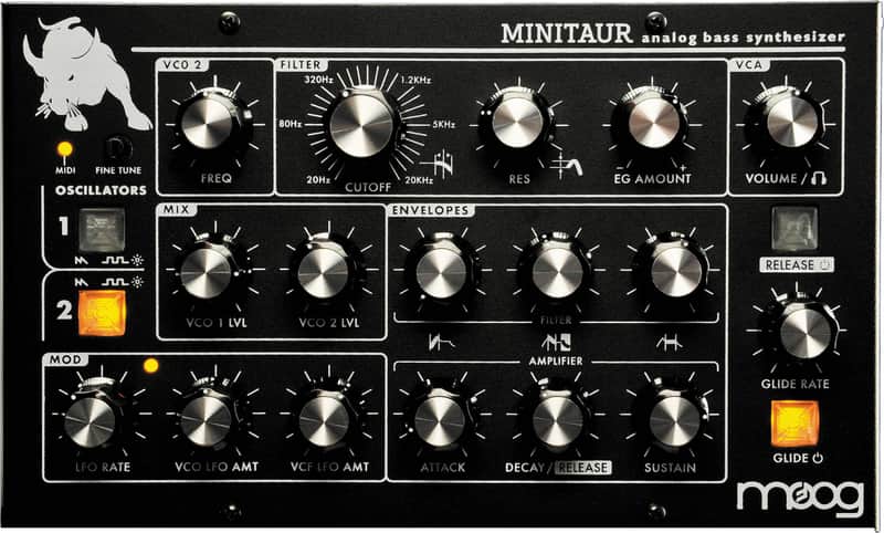 Moog Minitaur Taurus Analog Bass Synthesizer | Reverb