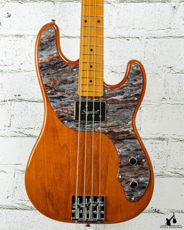 Squier Tele Bass Mocha w/ Custom Guard | Reverb