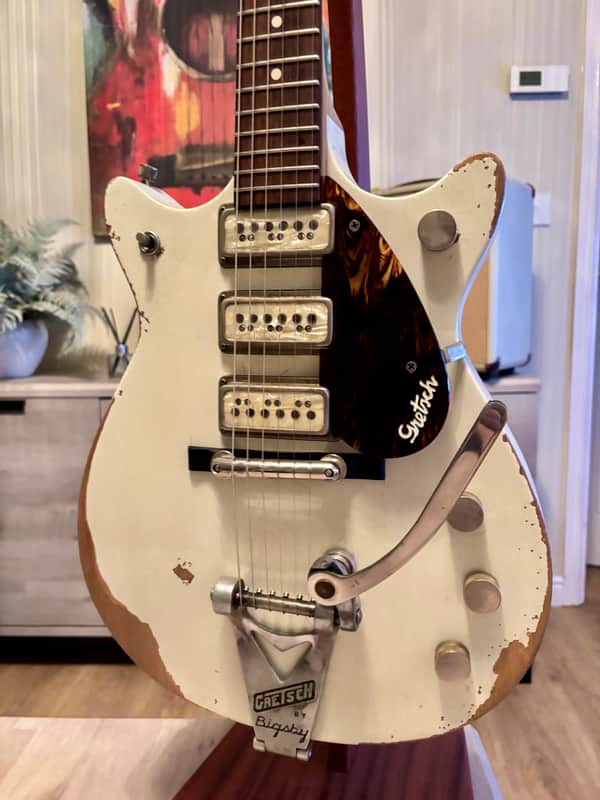 Gretsch G6128-CS STEPHEN STERN Master Built Triple Jet Relic | Reverb