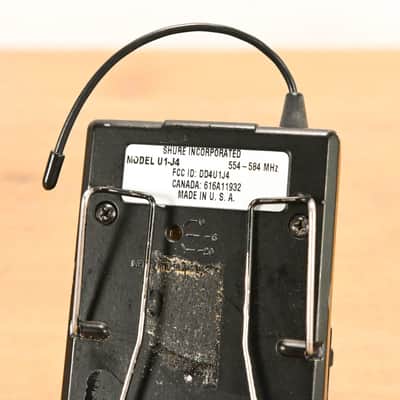 Shure U4D-J4 Dual-Channel Wireless Receiver with U1 Bodypack | Reverb