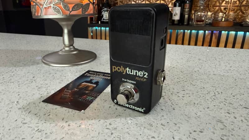 TC Electronic PolyTune 2 Noir Mini Polyphonic Guitar Tuner | Reverb
