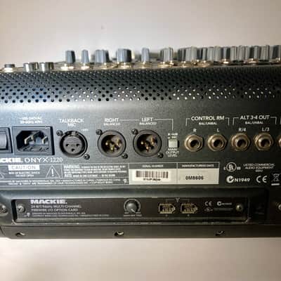 Mackie Onyx 1220 Premium Analog Mixer with FireWire Interface | Reverb