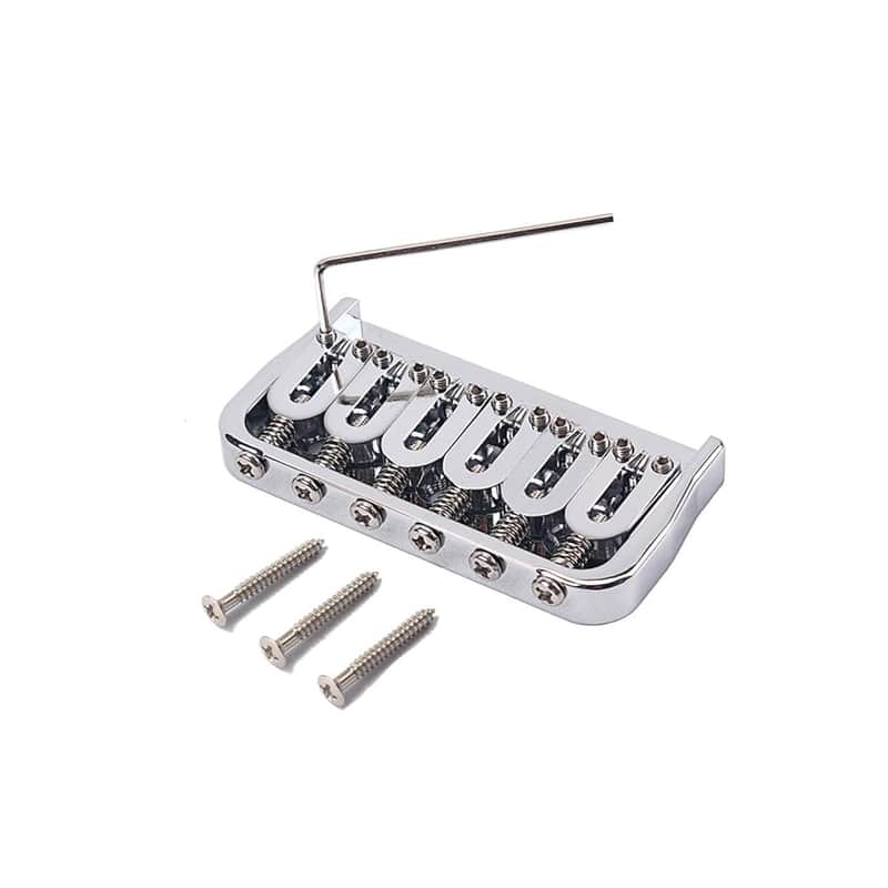 Electric Guitar Bridge Fixed 6 Strings Hardtail Saddle | Reverb