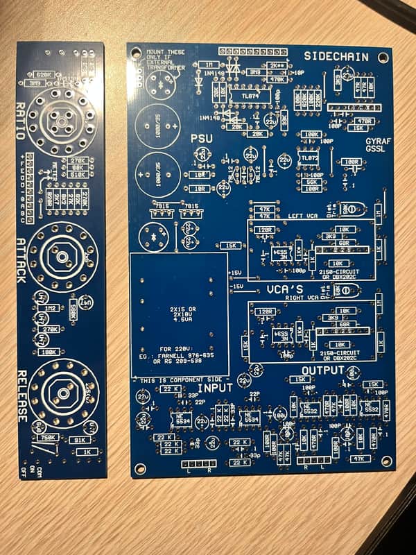 Bus Compressor PCB Set with Faceplate ** 10 days before | Reverb