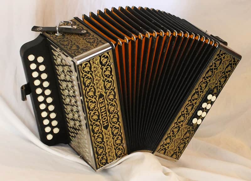 7950 - Hohner Pokerwork HA-2815 Diatonic Button Accordion CF | Reverb