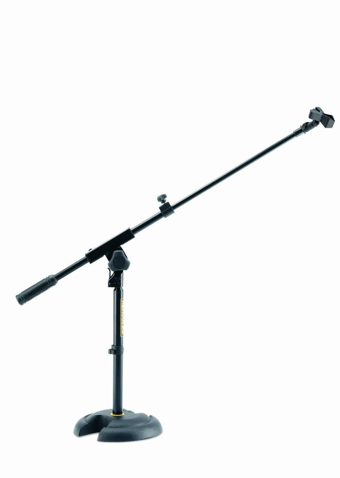 Hercules MS120B Lo-Pro H-Base Short Boom Mic Stand | Reverb