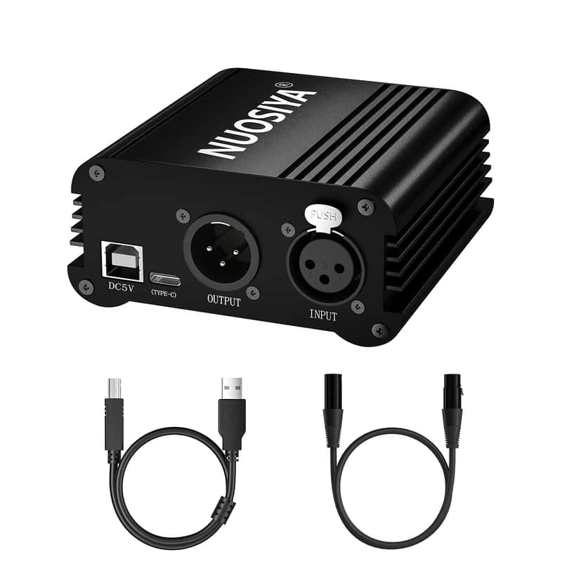 Phantom Power Supply, 1-Channel 48V Phantom Power Supply With | Reverb