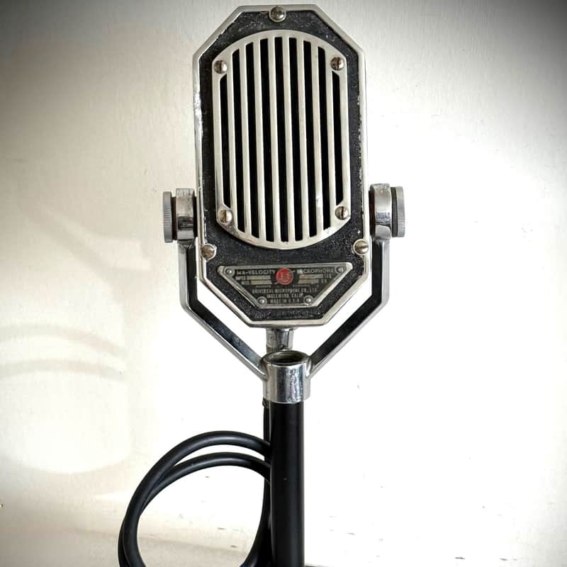Vintage 1930's Universal M-4 Velocity Ribbon Microphone, | Reverb
