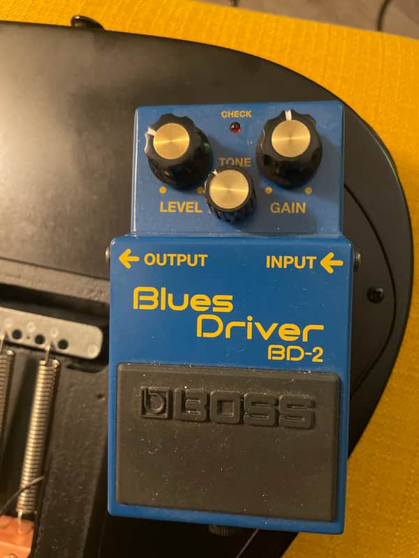 Boss BD-2 Blues Driver (Silver Label) 1995 - Present - Blue | Reverb