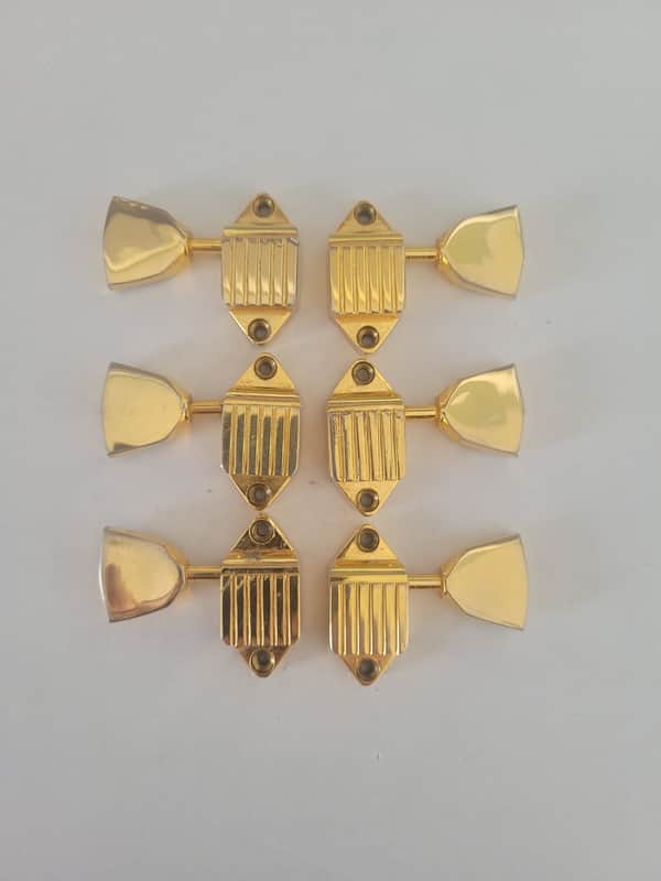 1960's Gold Kluson Waffle Back Tuners (Set) Gibson Dove, Les | Reverb
