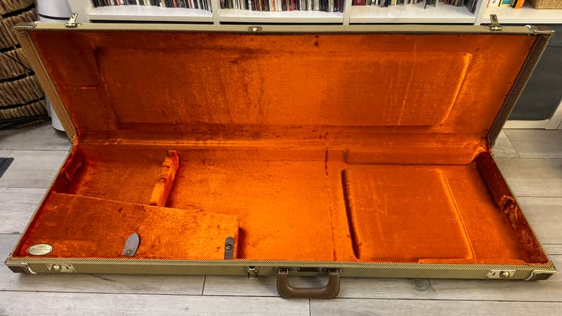2000s Fender G&G NOS Deluxe Precision Bass Hard Case Tweed | Reverb