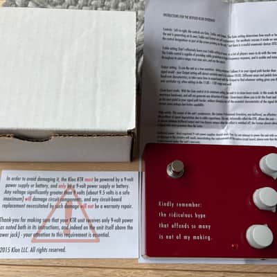 Klon KTR - ORIGINAL DIODES (Centaur) | Reverb