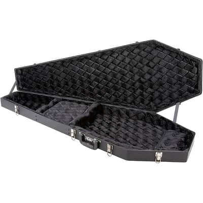 Coffin Case B-195 Bass Guitar Coffin Case Regular Black Black | Reverb