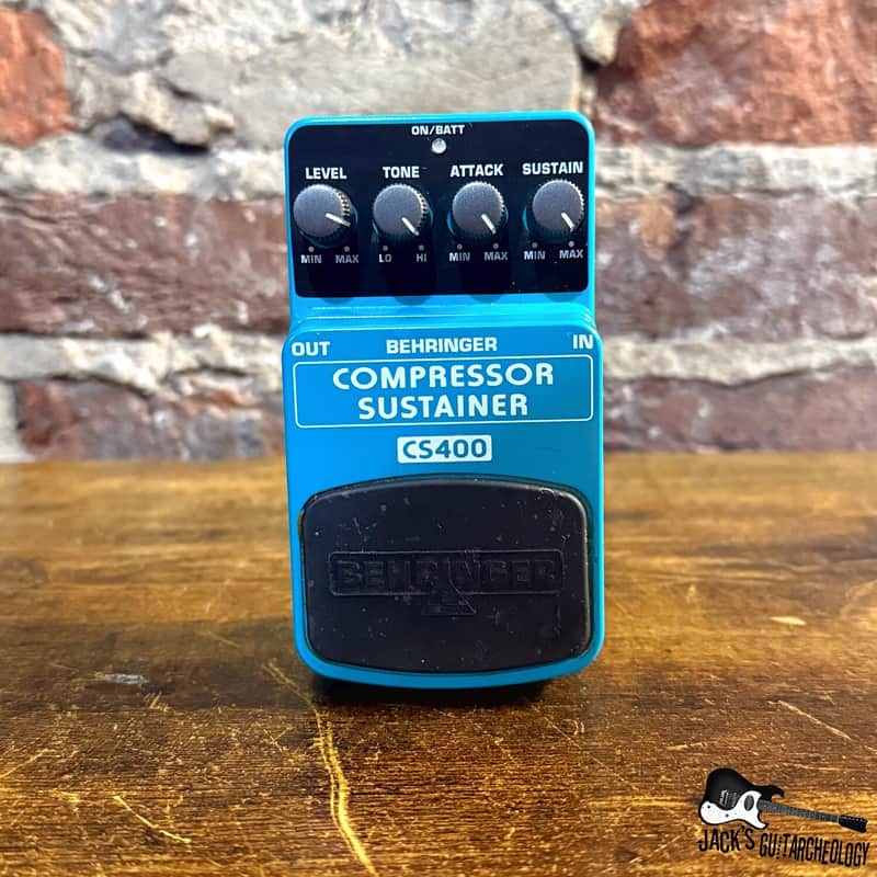 Behringer CS400 Compression Sustainer Pedal (2000s - Aqua) | Reverb
