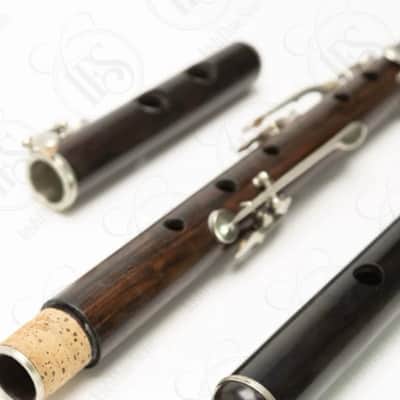 Antique Wood Army & Navy Co Society Cocus 6-Key Eb Irish | Reverb