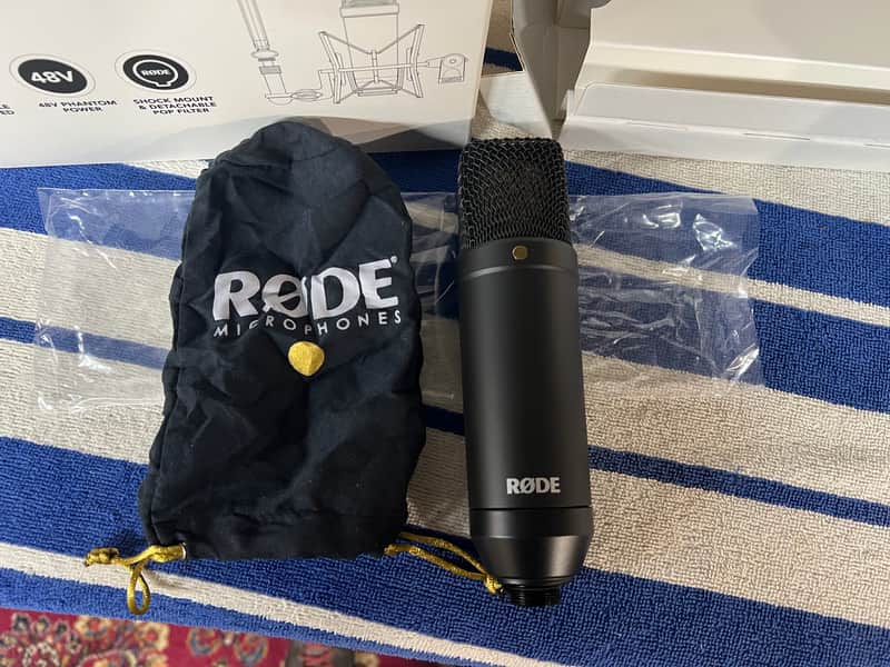 Rode NT1 5th Generation Condenser Microphone, SM6 Shock | Reverb