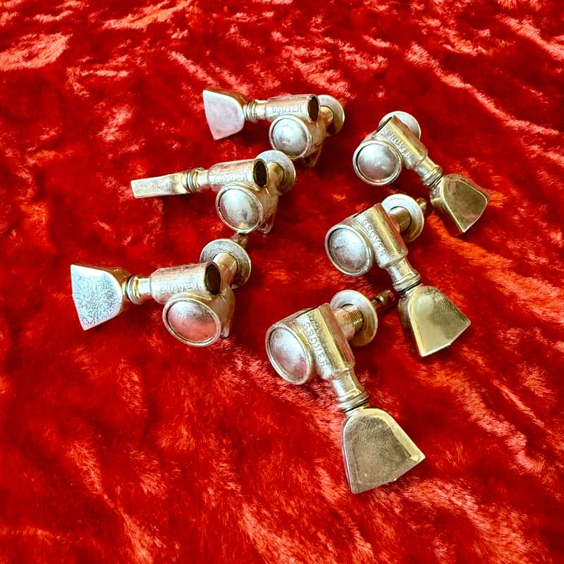 Gibson Grover Tulip guitar tuners c 1970 - Nickel original | Reverb