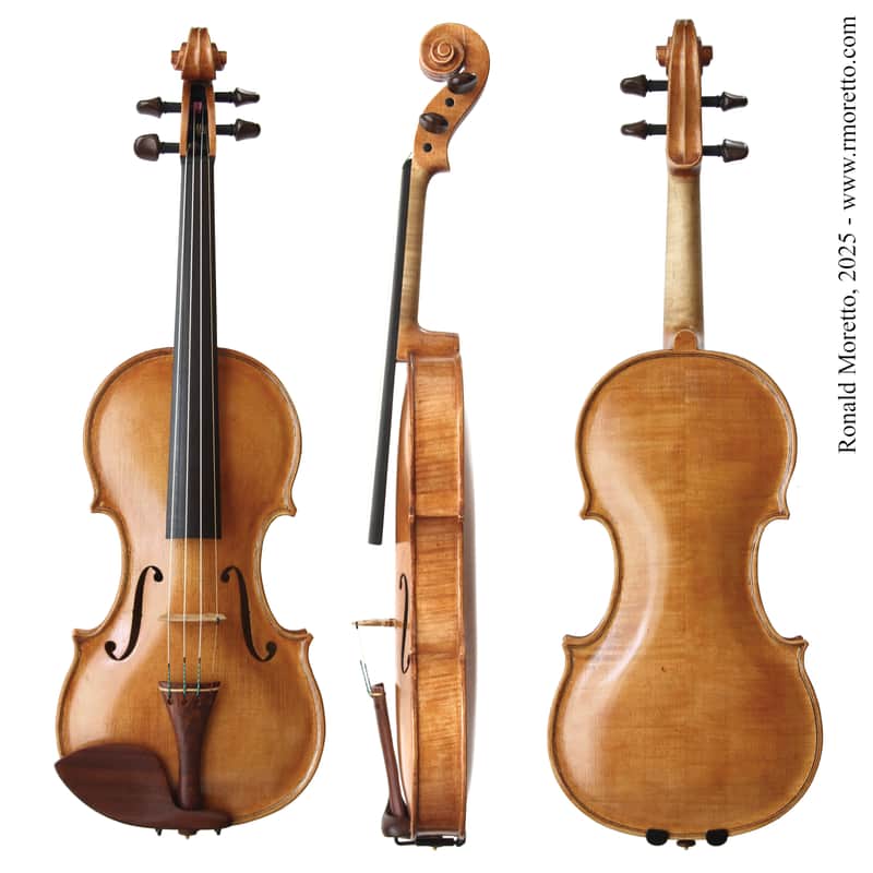 New Classic Modern Violin by Ronald Moretto Own Model 2025 - | Reverb