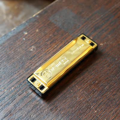 Lee Oskar Japan 25th Anniversary F Major Diatonic Gold | Reverb