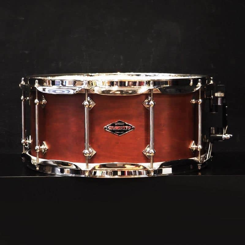 Craviotto Used Custom Shop Solid Cherry Shell Snare Drum | Reverb