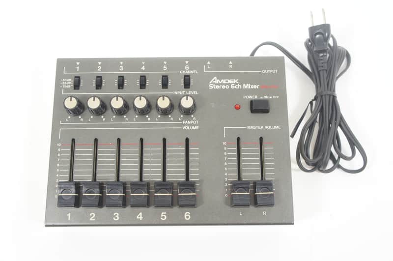 [SALE Ends June 22] AMDEK MXK-600 6ch Vintage Analog Stereo | Reverb