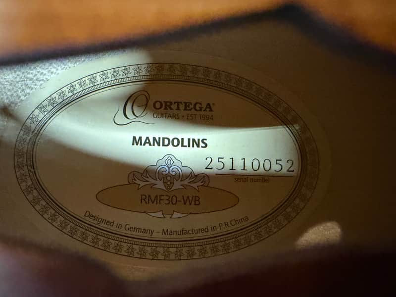 Ortega F-Style Mandolin new - satin | Reverb