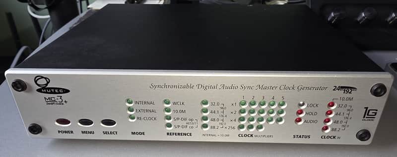 Mutec MC-3+ : Smart Master Clock Generator and Audio | Reverb