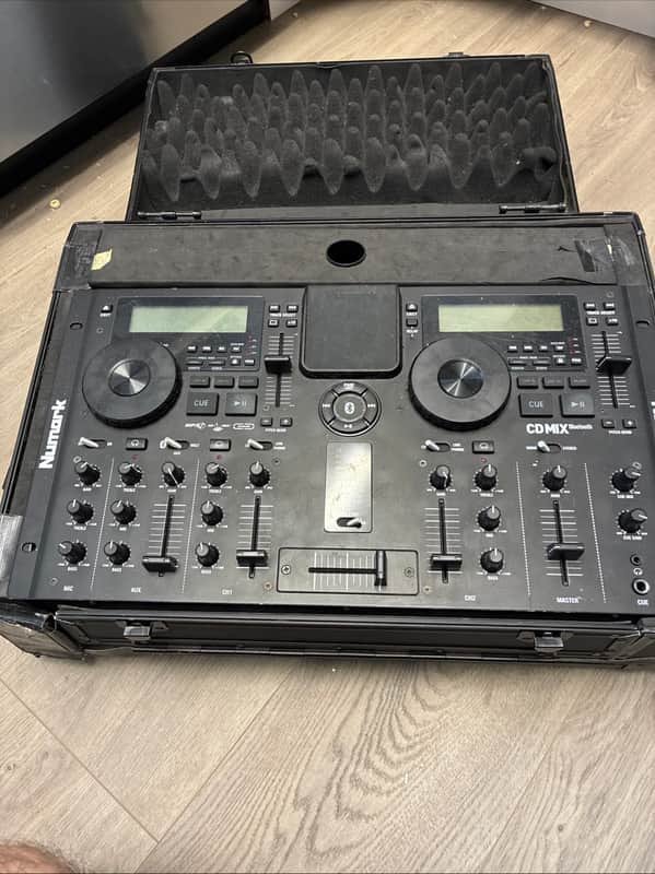 Numark Cdmix Bluetooth Dual Mp3 Player Mixer Dual Cd/mp3 | Reverb