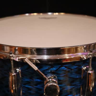 Lyra MIJ 5x14" Blue Agate Pearl 8-Lug Snare | Reverb