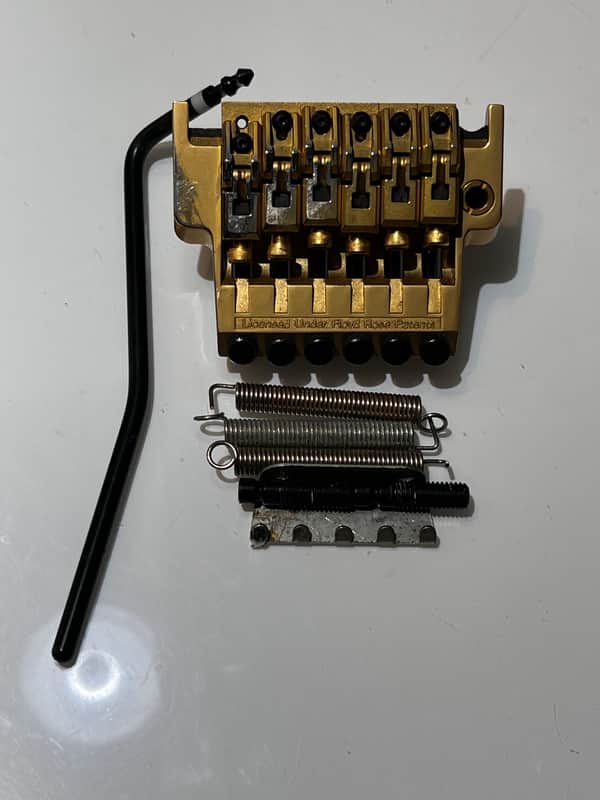 Ibanez Lo-pro edge tremolo system Early 2000's - Satin gold | Reverb