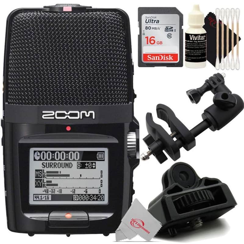 Zoom H2n ext 2-Input / 4 Track Handy Digital Audio Stereo | Reverb