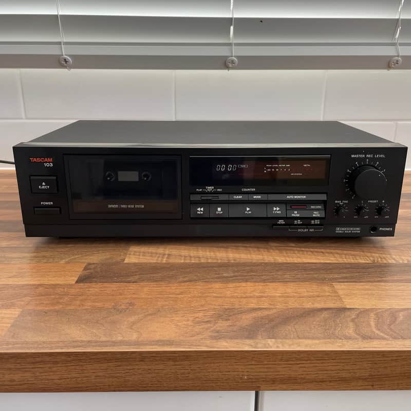 Tascam Vintage Cassettes Deck Player 3 Head System Model 103 | Reverb
