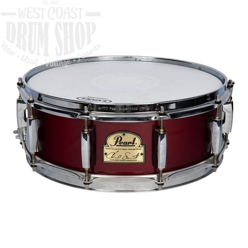 Used Pearl Chad Smith Signature 14x5" Steel Snare Drum | Reverb