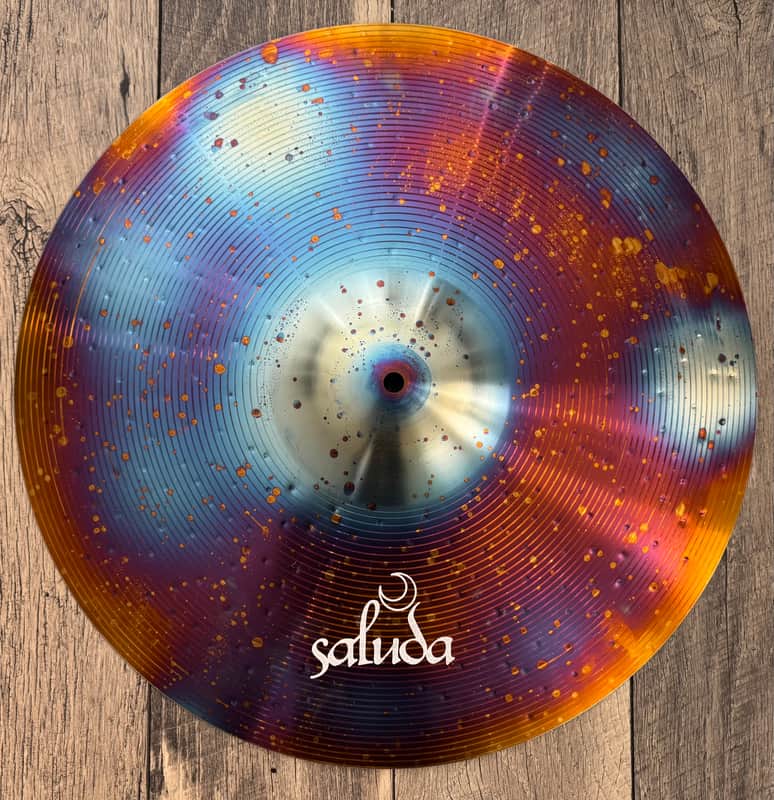 19" Saluda Experimental Electrified Crash Cymbal | Reverb
