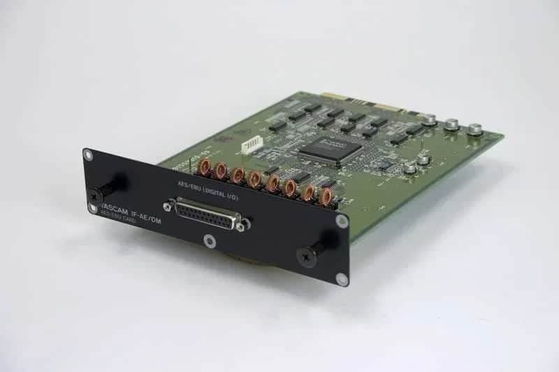 Tascam IF-AE/DM card: 8x AES/EBU for DM-24 / DM-3200 / | Reverb